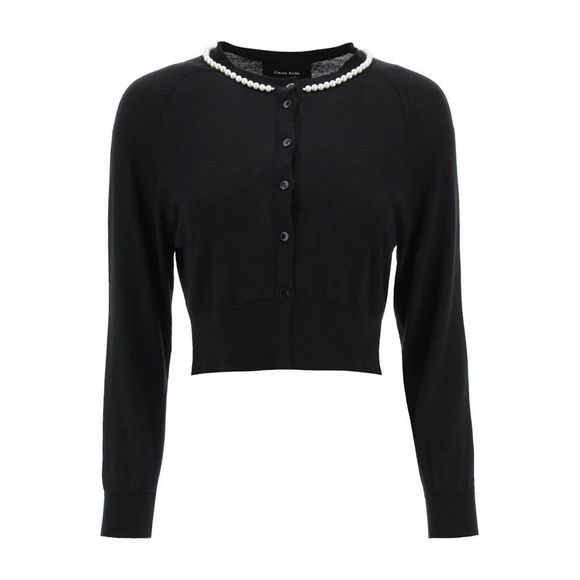 Simone Rocha | Jackets & Coats | Simone Rocha Cropped Cardigan With ...